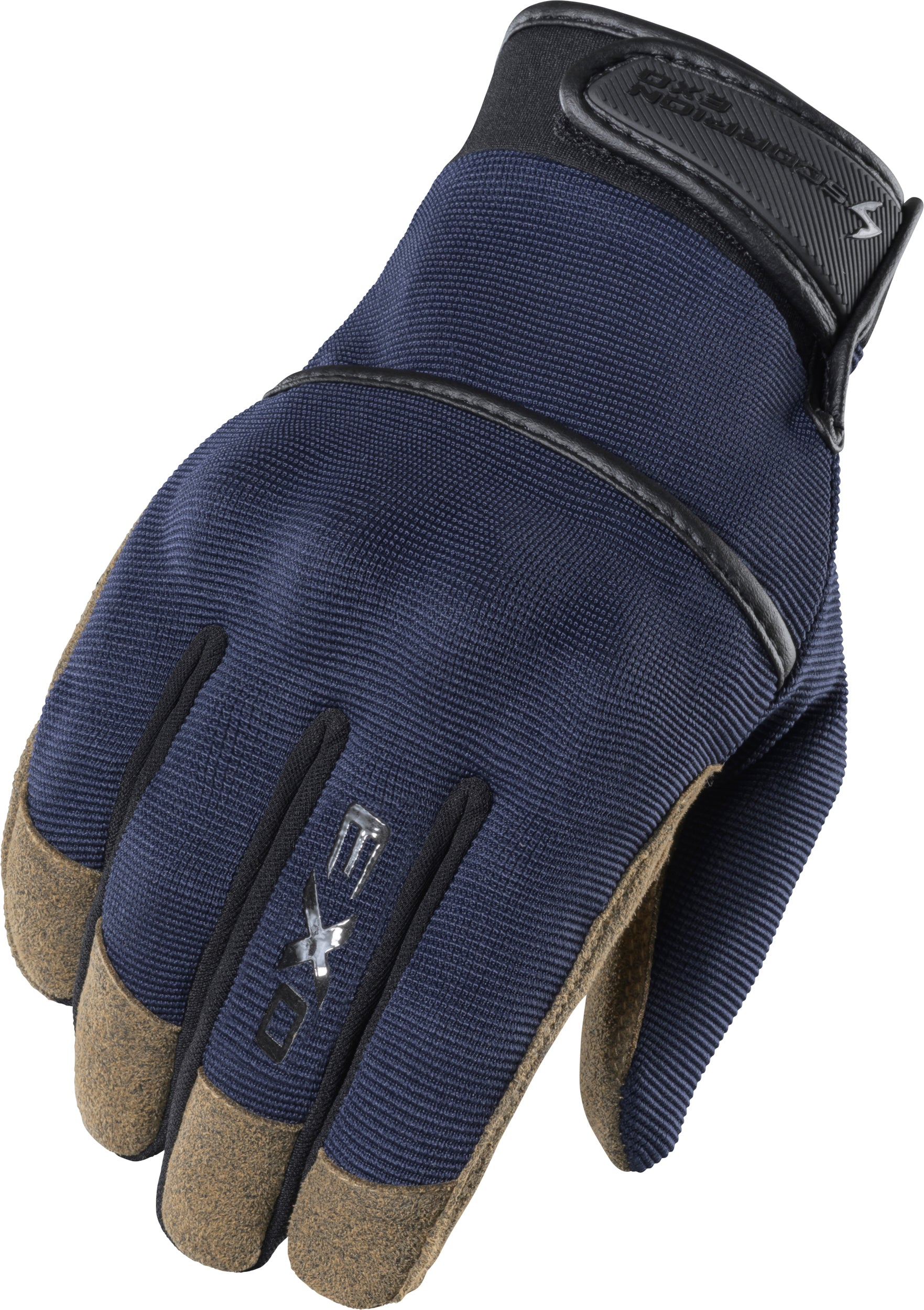 SCORPION EXO Stealth Grip Gloves Dark Blue Large - Durable Touchscreen ...